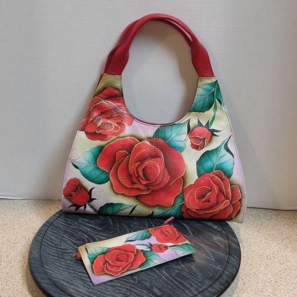 Anuschka | Bags | Anushka Roses Purse Andwallet Nwotcomes From A ...